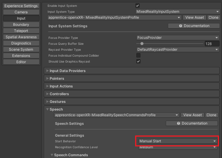 Overwriting Hololens Speech Commands. - Private reality